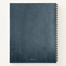 Custom Monograms Minimalist Grunge Notebook | Zazzle