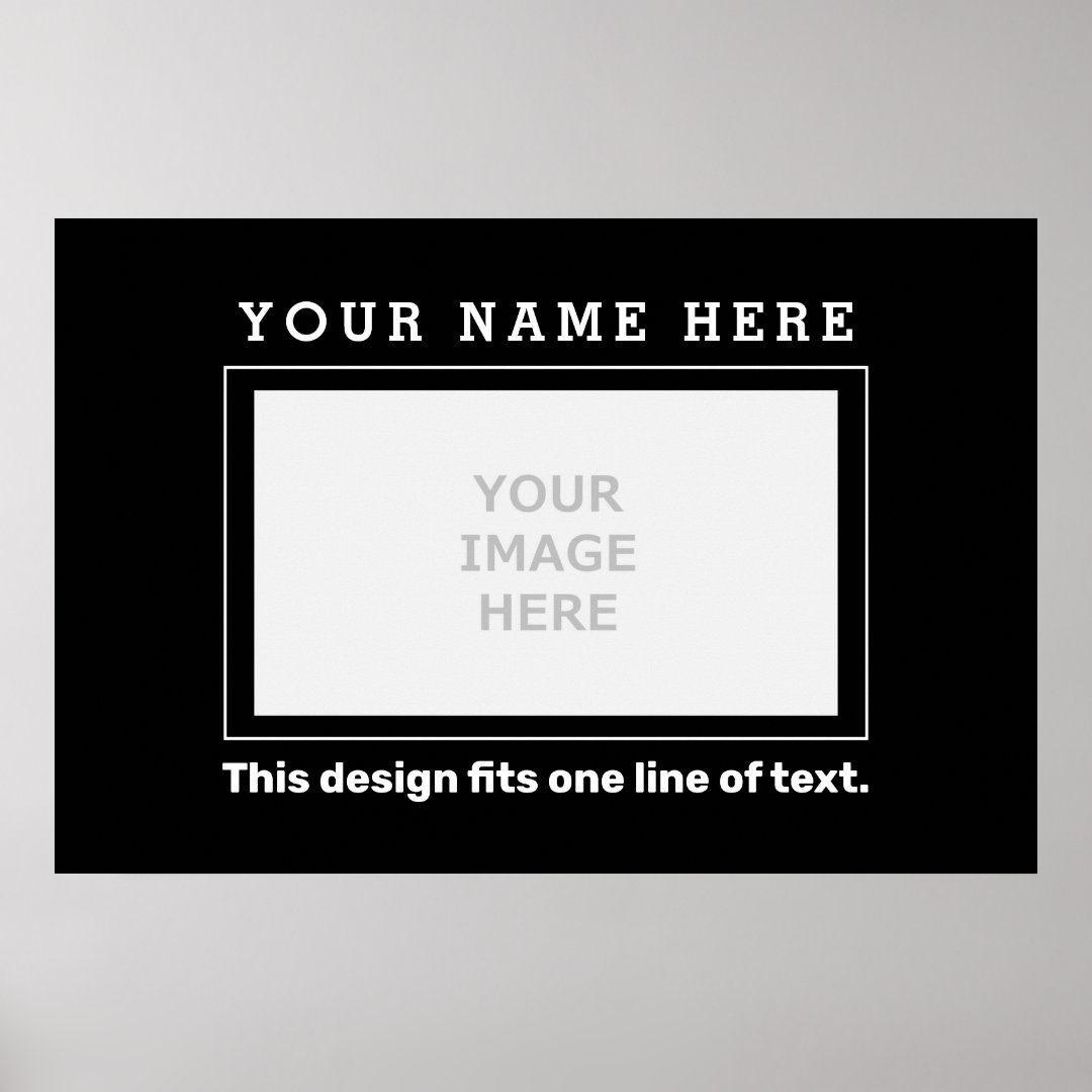 Custom Motivational Poster Custom Demotivation DIY | Zazzle