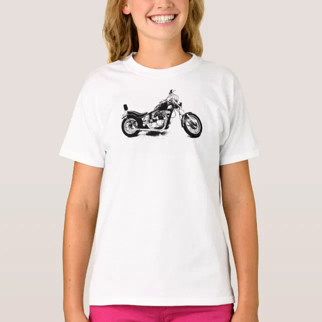 Custom Motorcycle Tee Shirt | Zazzle
