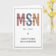 Custom MSN Master of Science in Nursing Graduation Card | Zazzle