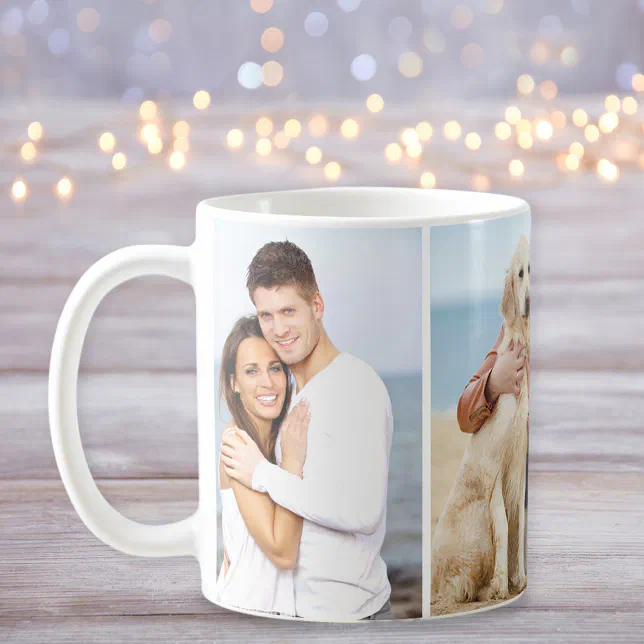 Custom Mug | 3 Photo Collage | Zazzle