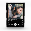 Custom Music Song Album Couple Photo Block | Zazzle