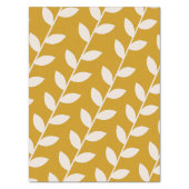 Custom Mustard 70s Retro Leaf Pattern Tissue Paper | Zazzle