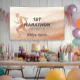 Custom Name 1ST Marathon-Post Marathon Party Banner | Zazzle