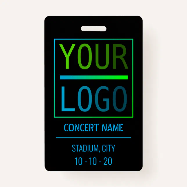 Custom name acess all access pass concert badge | Zazzle