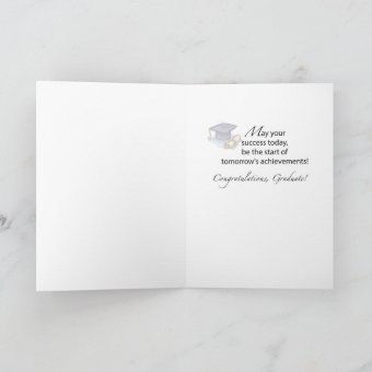 Custom Name, Bachelors Degree Graduation Card | Zazzle