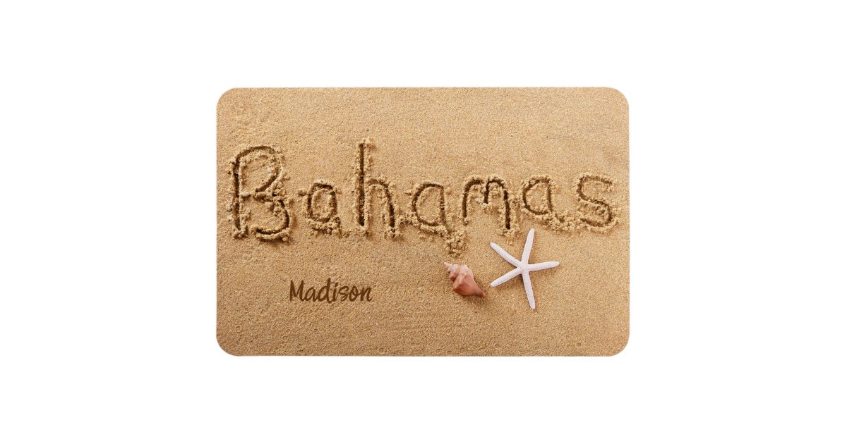 Custom Name Bahamas Magnet | Zazzle
