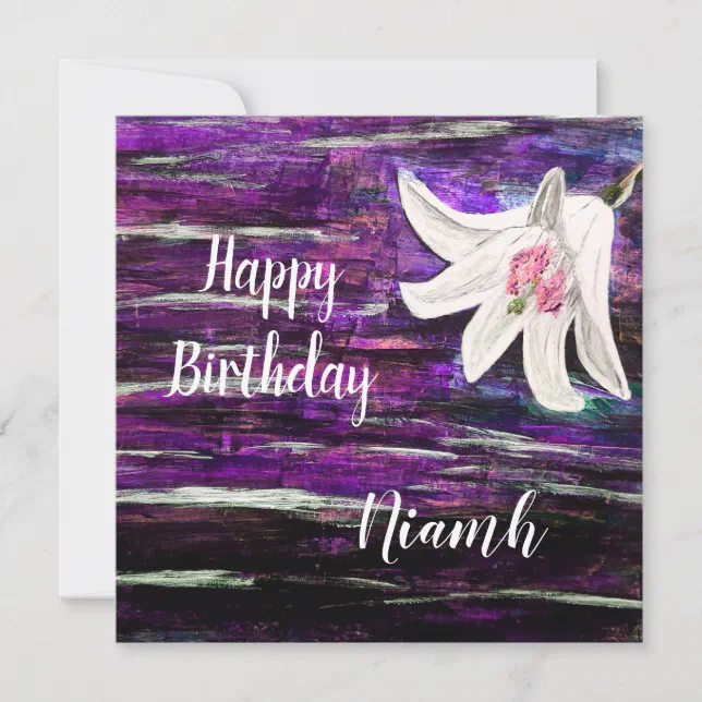 Custom Name Birthday Card | Zazzle