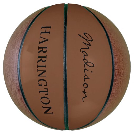Custom name & color basketball | Zazzle