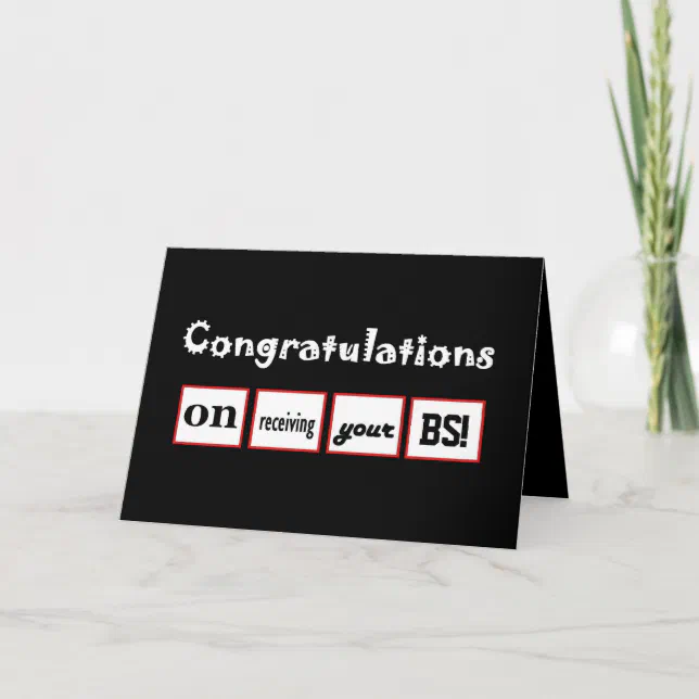 CUSTOM NAME Congratulations - Bachelor's Degree Card | Zazzle