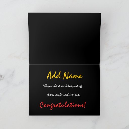 CUSTOM NAME Congratulations - Bachelor's Degree Card | Zazzle