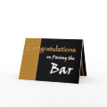 CUSTOM NAME Congratulations Passing Bar Exam A01 Card | Zazzle