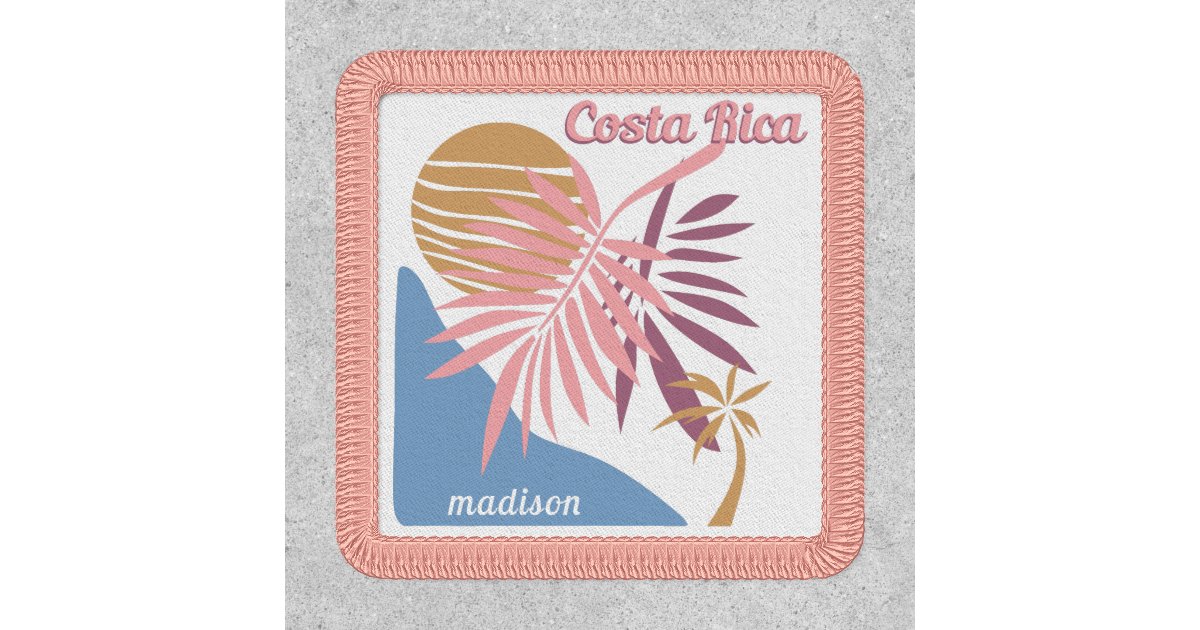 Custom Name Costa Rica Patch | Zazzle