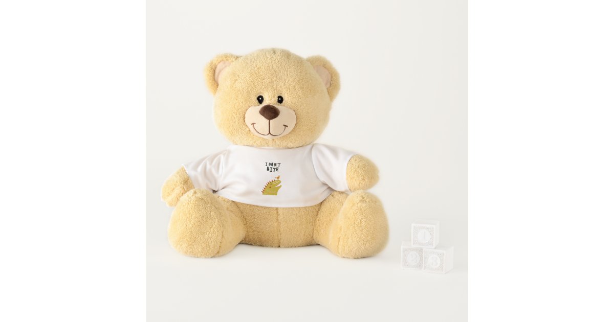 Custom Name Cute Dinosaurs Teddy Bear | Zazzle