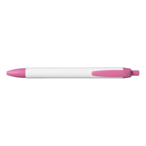 Custom name cute girly pink daisy flower logo pen | Zazzle