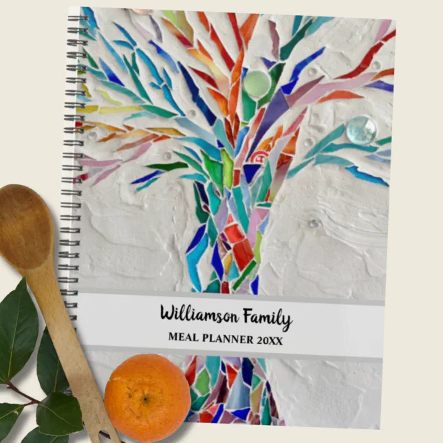 Custom Name Family Tree Meal Planner | Zazzle