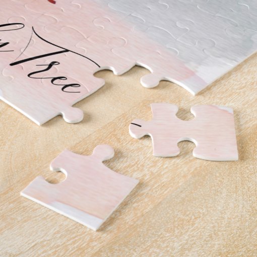 Custom Name Family Tree Puzzle | Zazzle