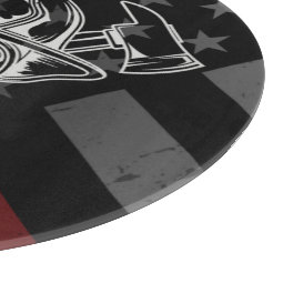 Custom NAME Firefighter Fire Department Station Cutting Board | Zazzle