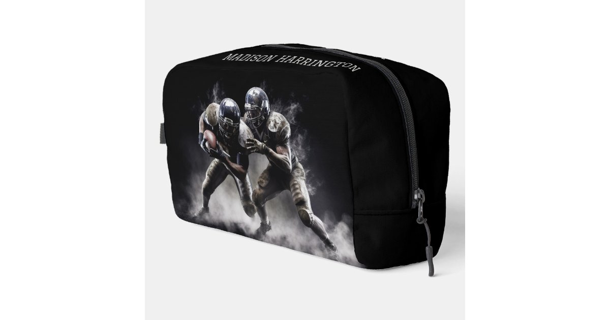 Custom Name Football Players Illustration Dopp Kit | Zazzle