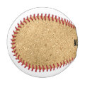 Custom Name Gold Glitter Foil Sparkle Baseball | Zazzle