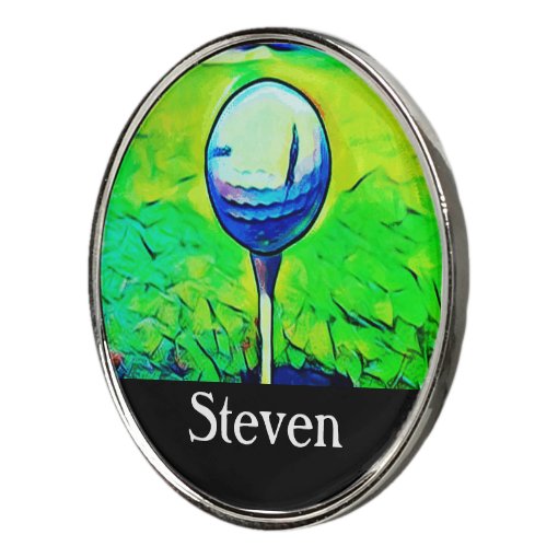 Custom Name Golf Marker Golf Ball | Zazzle