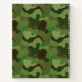 Custom Name Green Camouflage/Military Notebook | Zazzle