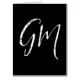 Custom name Initials personalized two letters Card | Zazzle