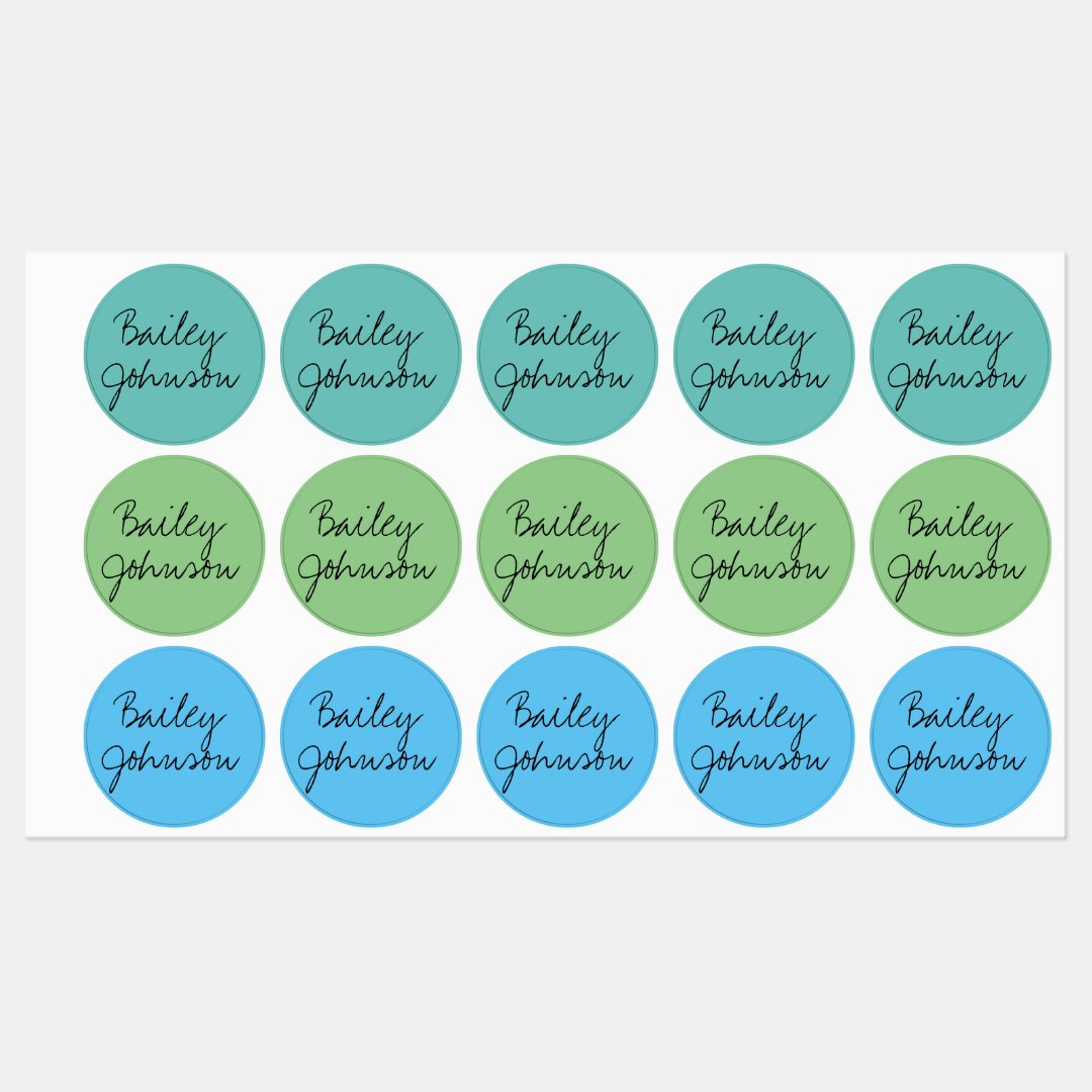 Custom Name Labels | Zazzle