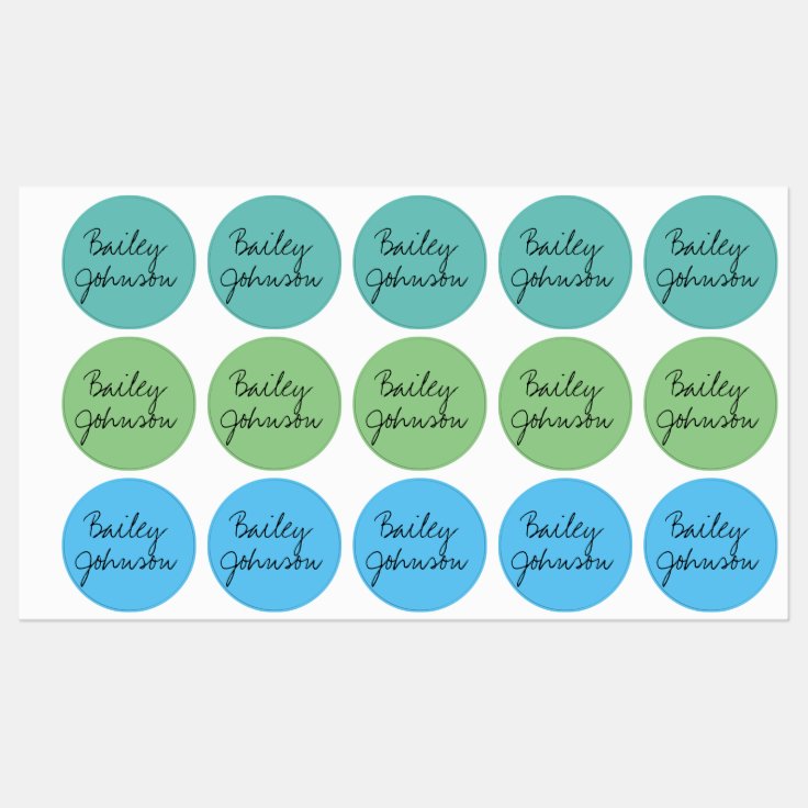 Custom Name Labels | Zazzle