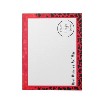 Custom Name - Logo Notepad | Zazzle