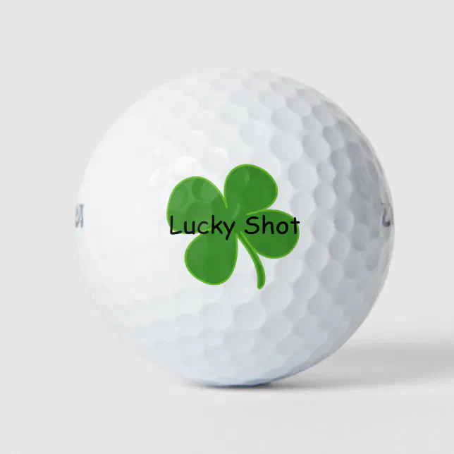 Custom Name Lucky Golf Balls | Zazzle
