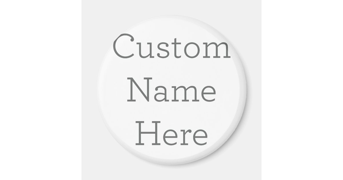 Custom Name Magnet | Zazzle