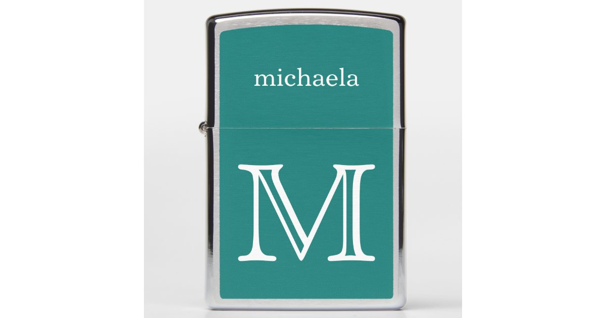 Custom name, monogram & color lighters | Zazzle