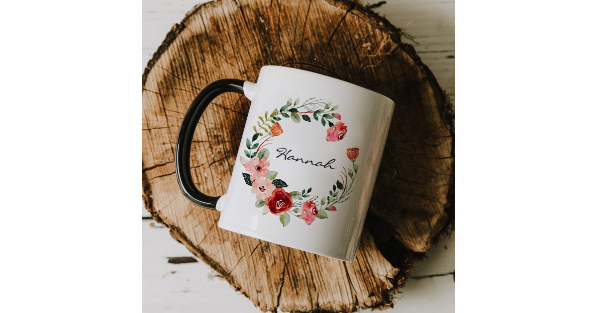 Custom Name Mug | Personalized Template Mugs | Zazzle