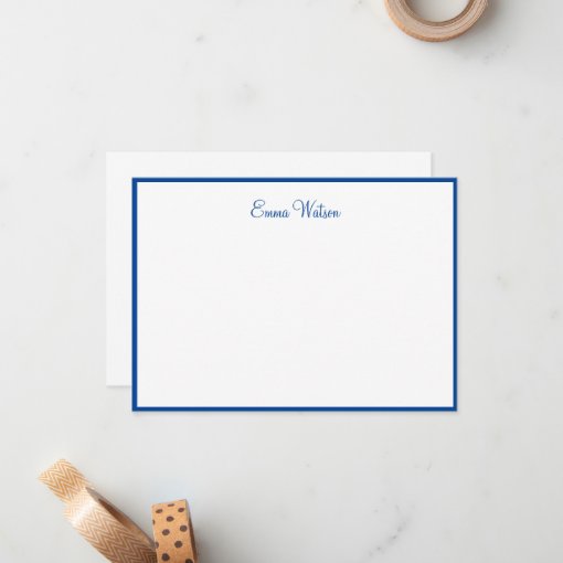 Custom Name Note Card | Zazzle