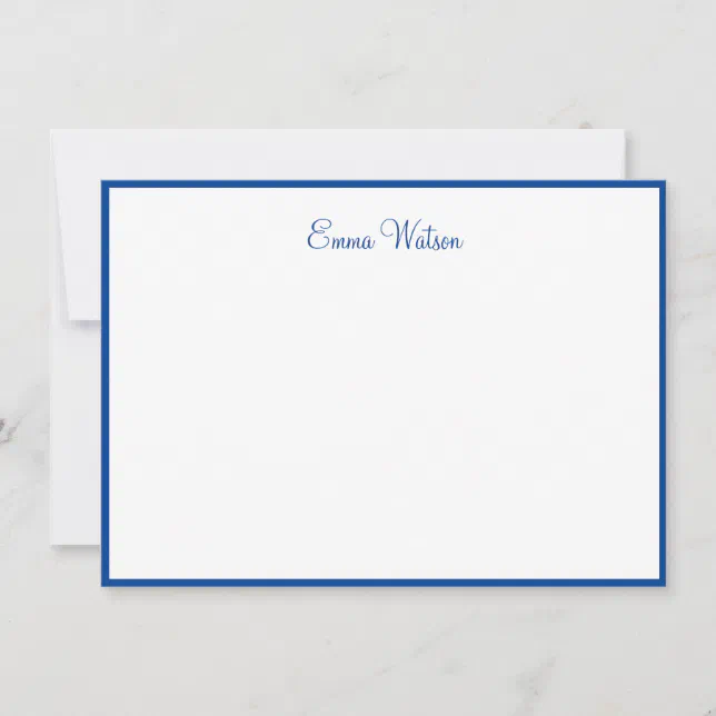 Custom Name Note Card | Zazzle