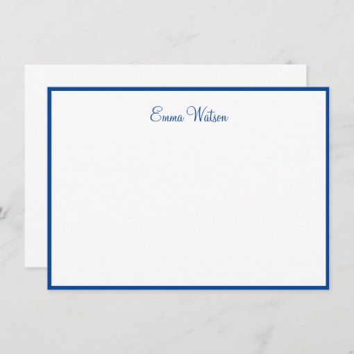 Custom Name Note Card | Zazzle