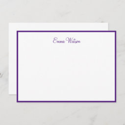Custom Name Note Card | Zazzle