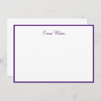 Custom Name Note Card | Zazzle