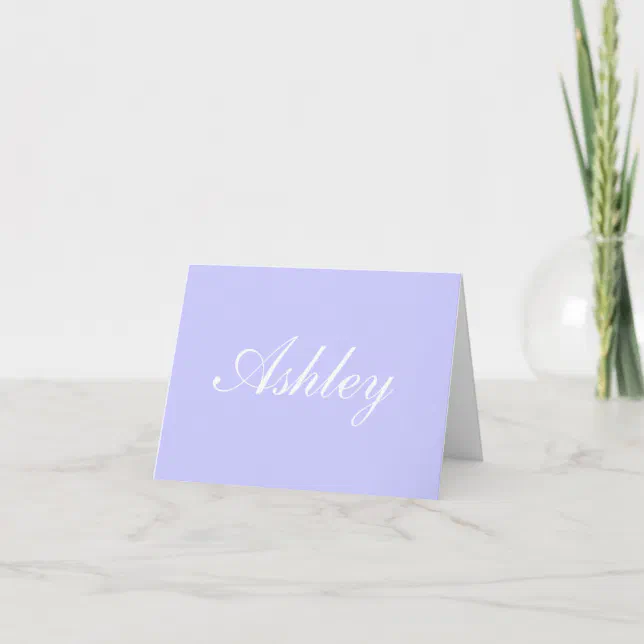 Custom Name Note Cards | Zazzle