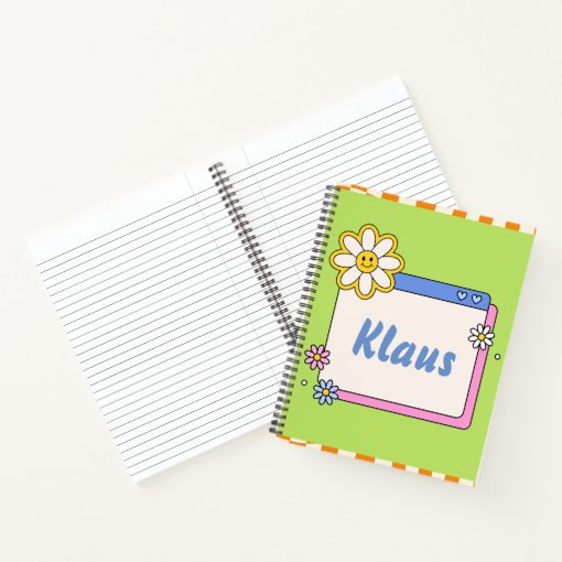 Custom Name Notebook | Zazzle