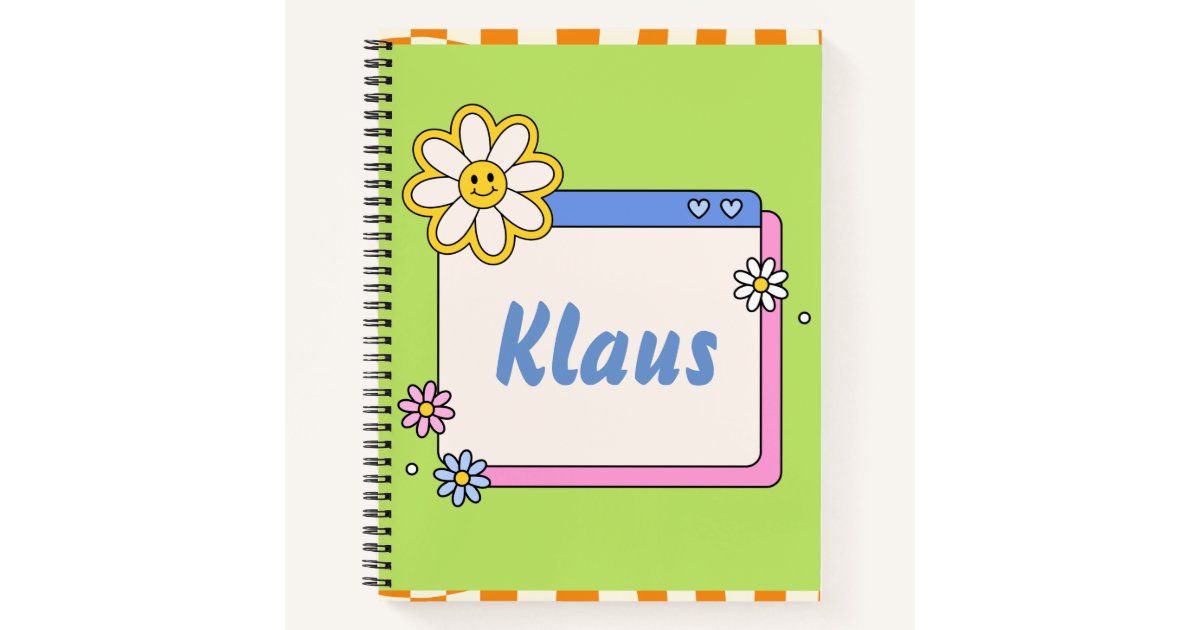 Custom Name Notebook | Zazzle
