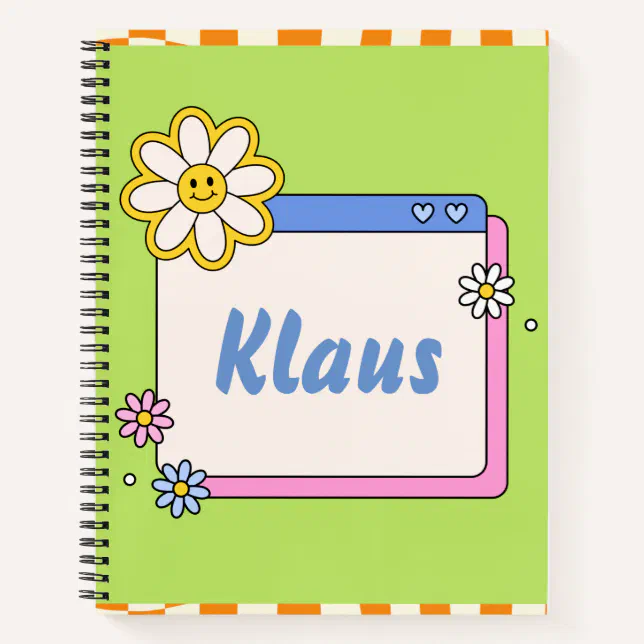 Custom Name Notebook | Zazzle
