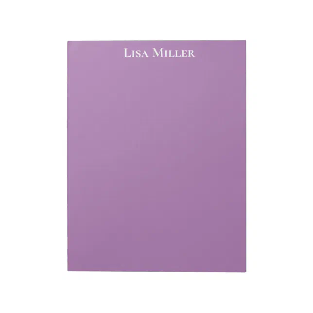 Custom Name Notepad | Zazzle