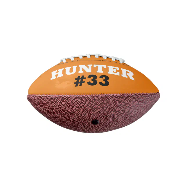 Custom Name Number Color | Football | Zazzle