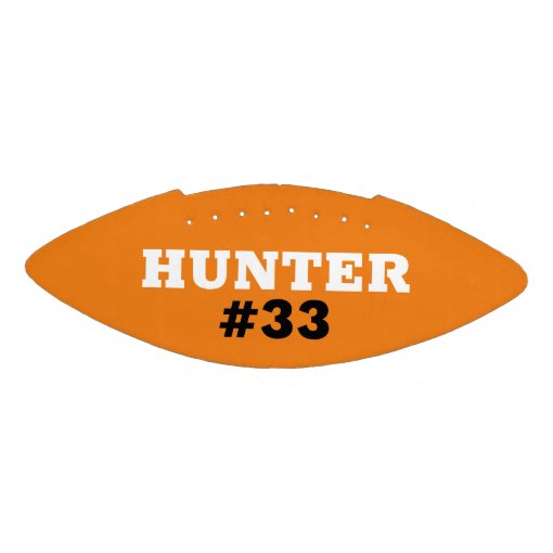 Custom Name Number Color | Football | Zazzle