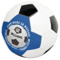 Custom Name Number Team Name Soccer Ball | Zazzle
