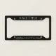 Custom Name or Business License Plate Frame | Zazzle