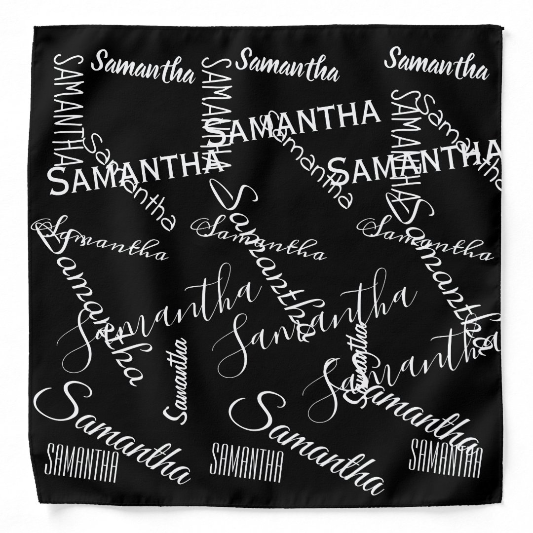 Custom Name Personalized Bandana | Zazzle