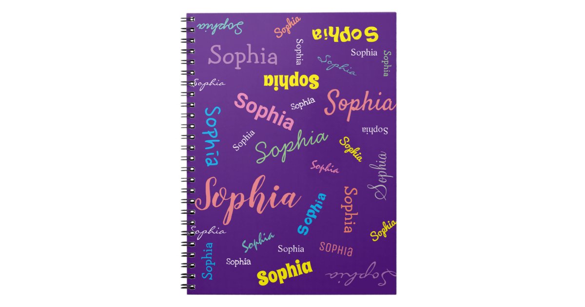 Custom Name Personalized Girl Notebook | Zazzle